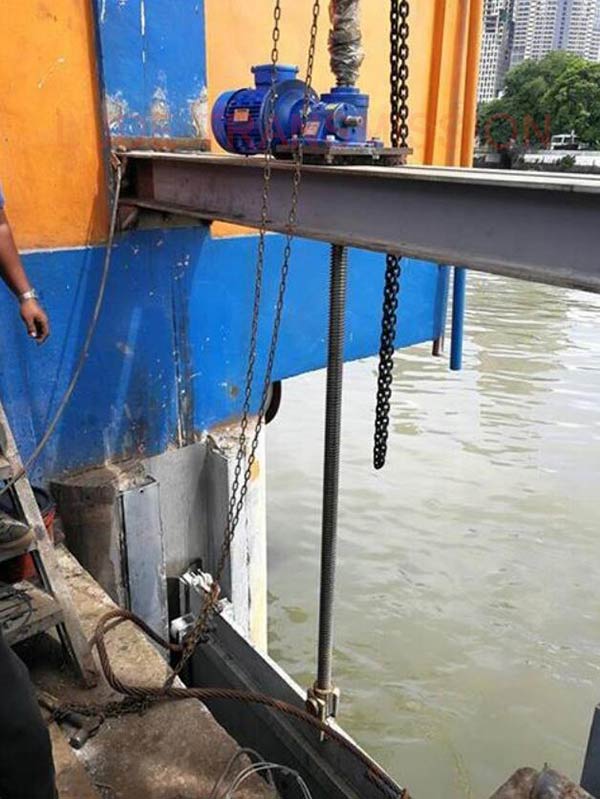 Inverted ACME Screw Jack 25ton For Sluice Gate,Trapezoidal Screw Jacks ...