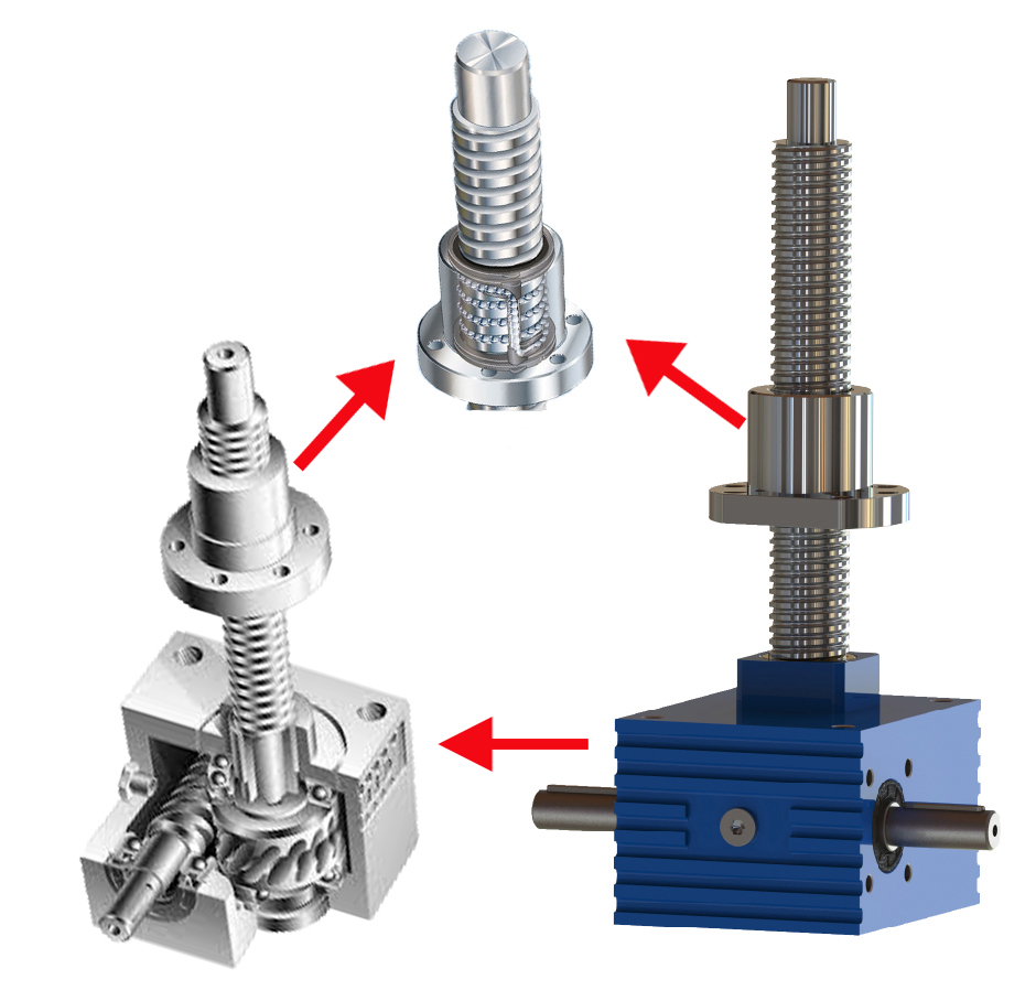 Smalll Screw Jacks In High Lead Ball Screw Jack,smalll Screw Jacks In ...