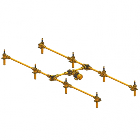 Eight-set Linkage Screw Jacks System,Eight-set Linkage Screw Jacks ...