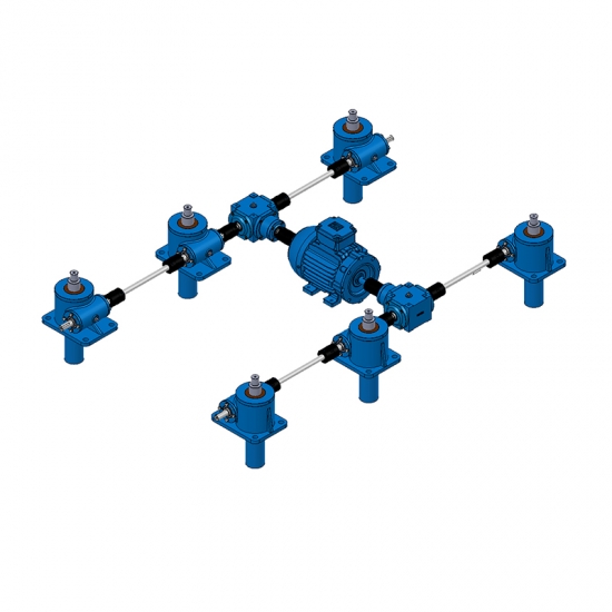 High Efficiency Worm Gear Screw Jack Systems