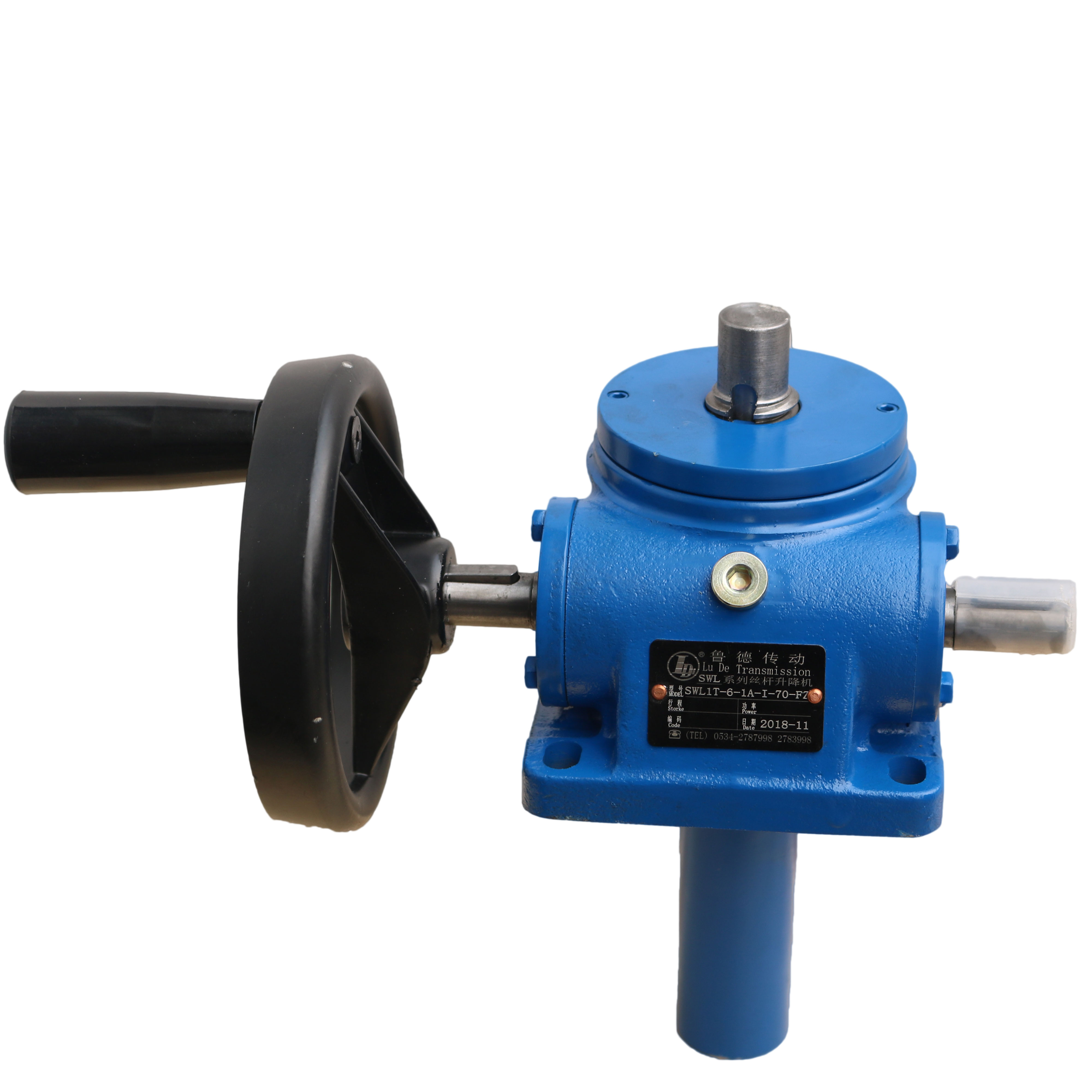 SWL1T Screw Jack With Handwheel,Trapezoidal Screw Jacks Manufacturer