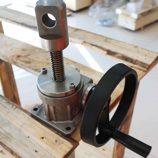 Hand Operated Worm Gear Stainless Steel Screw Jack,Hand Operated Worm ...